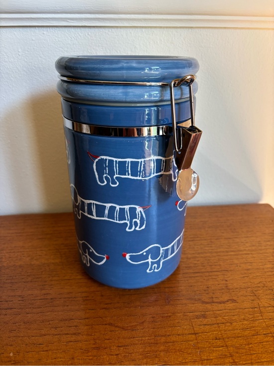 Dog | Wiener Dog Treat Canister Weiner Dog Doxie Daschund Treat Jar ...